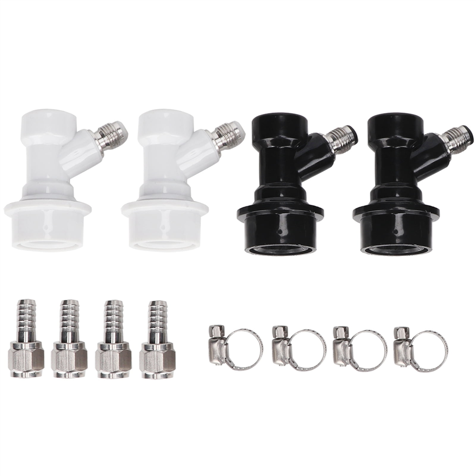 4PCS Ball Lock Disconnect,Threaded Ball Lock Keg Fittings Plastic ...
