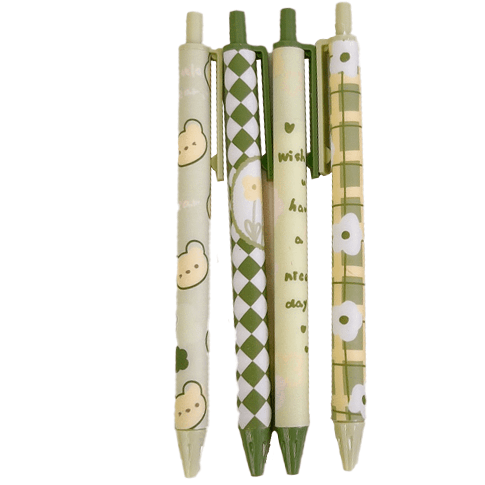 4PCS Ballpoint Pens, Comfortable Color Writing Pens,Black Ink - Walmart.com