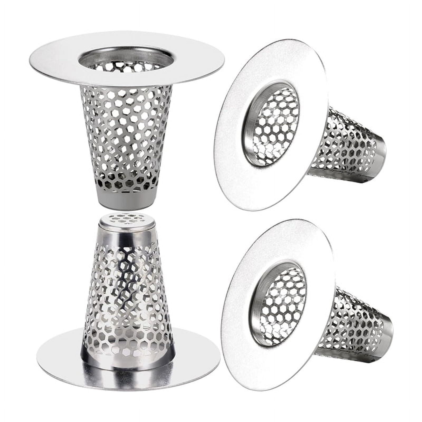 4PCS Bathroom Sink Drain Strainers for 1.2-1.6Inch Drain Hole, 1Inch ...