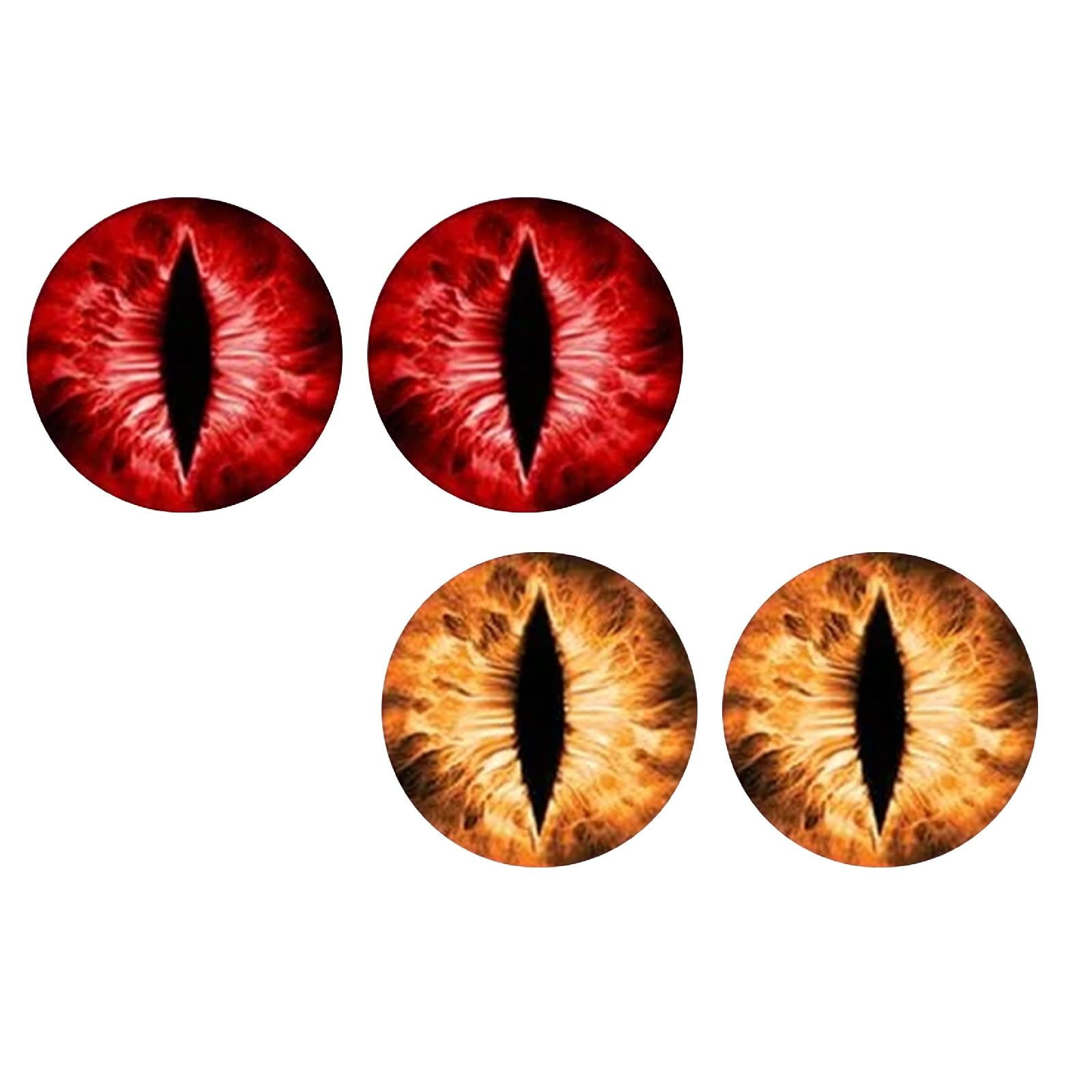 4PCS Beast Eyes Headlight Decals, Eye Decals for Jeep Headlights, Round ...