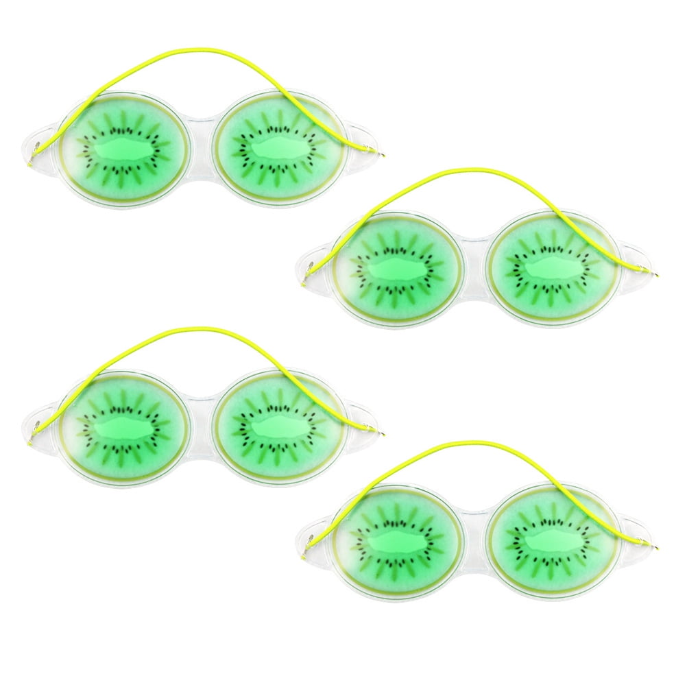 4PCS Beauty Ice Pack Eye Patch Cold Compress Hot Compress Eye Mask Dark ...