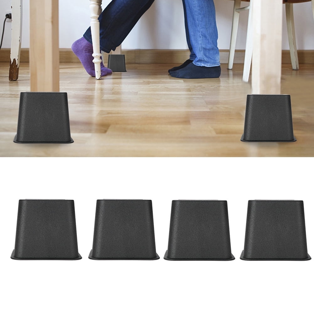 4PCS Bed Chair Sofa Risers Adjustable Furniture Riser Wide Feet Lift ...
