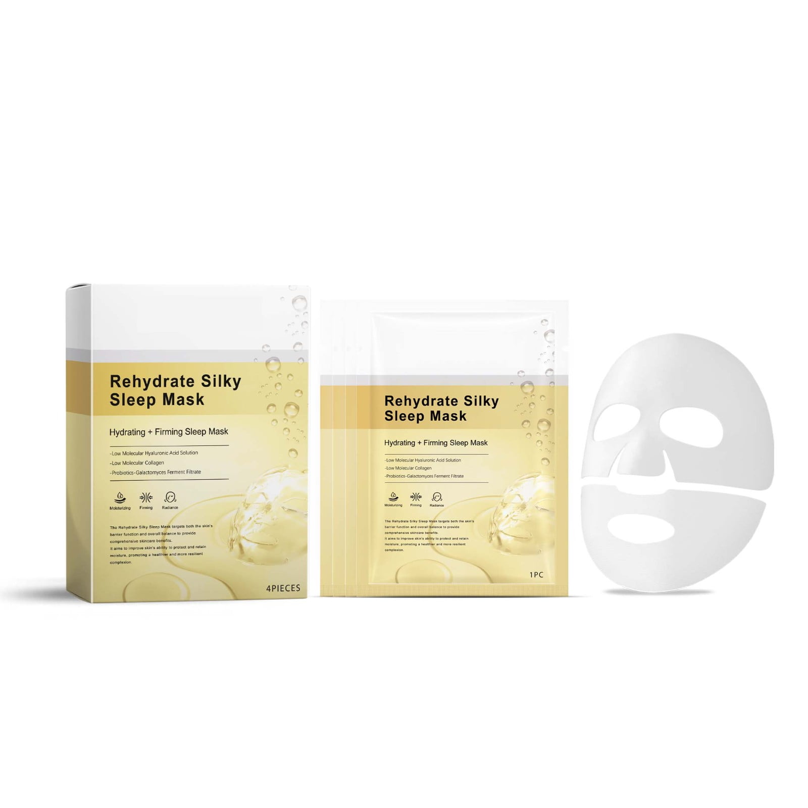 4PCS Bio Collagen Face Mask,Bio Collagen Face Mask, Bio Collagen Facial ...