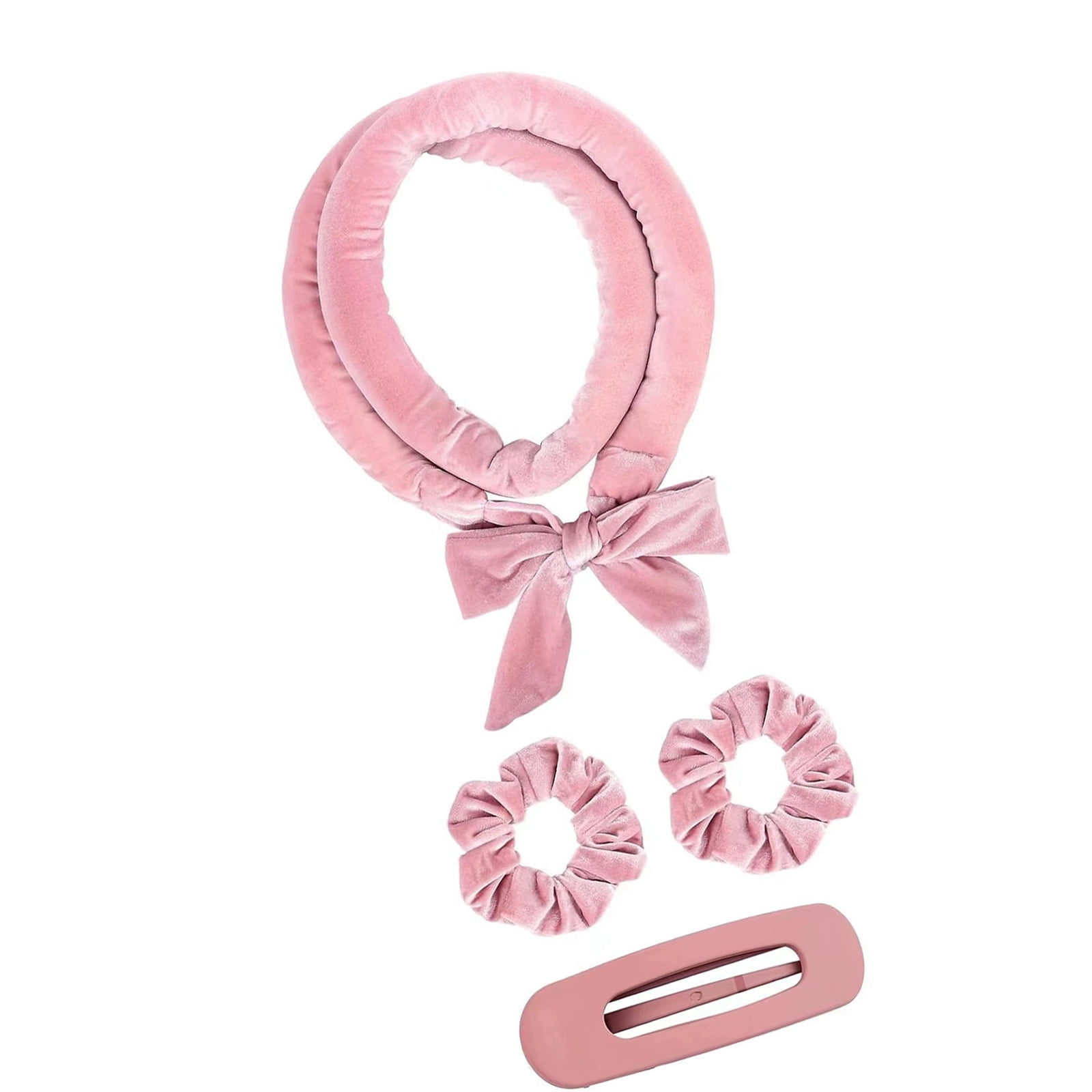 4PCS Bowknot Design NoHeat Hair Rollers Gentle Styling Curler Travel ...