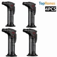 4PCS Butane Torch Lighter Portable Windproof Jet Flame Lighter for ...
