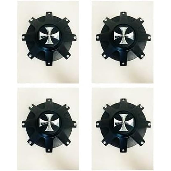 4PCS Cali Off-Road Wheel Center Hub Cap C109100MB Wheel Cap Matte Black ...