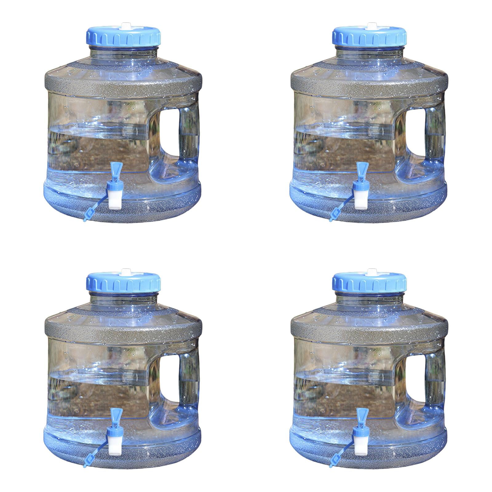4PCS Camping Water Container with Spigot - 2 Gallon Portable Water Jug ...