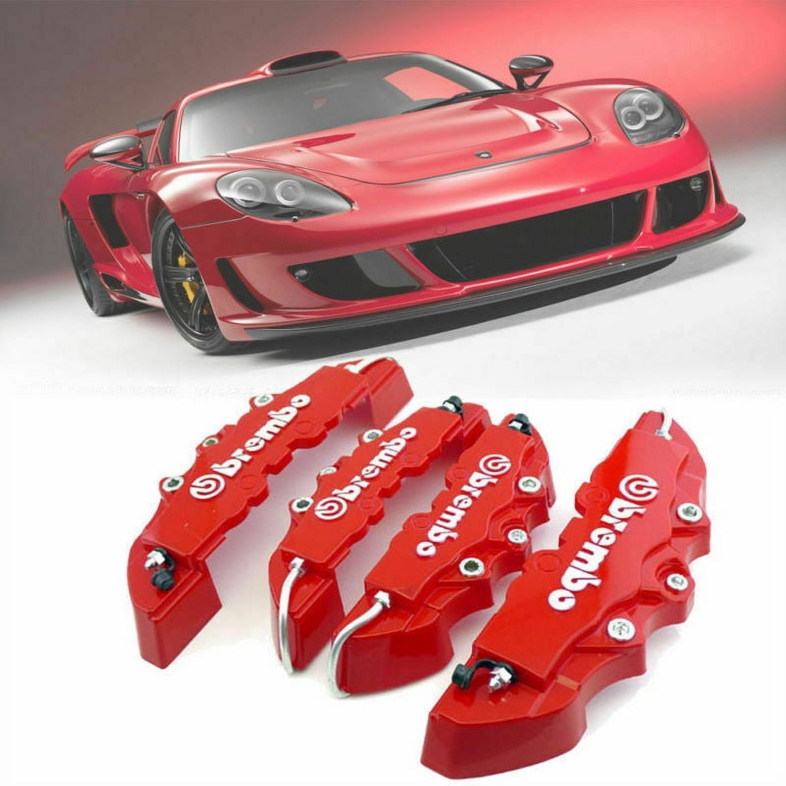 Automotive Set: 4PCS Universal 3D Style Car Disc Brake Caliper Covers ...