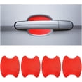 4PCS Car Door Handle Protector Sticker, Universal Carbon Fiber Anti ...
