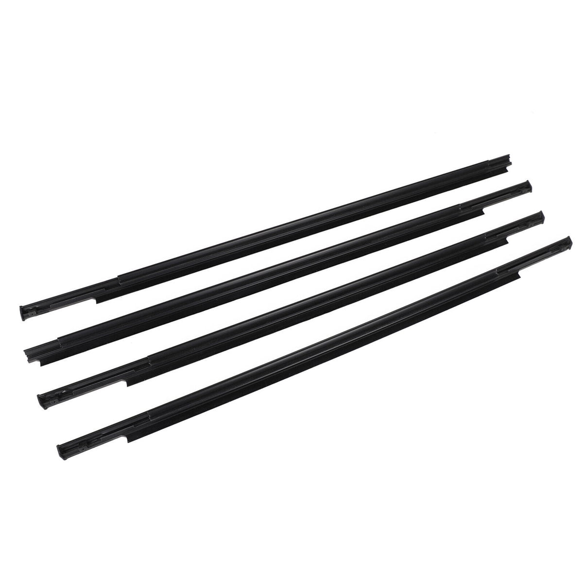 4PCS Car Outer Door Windows Rubber Weatherstrip For Mitsubishi ...