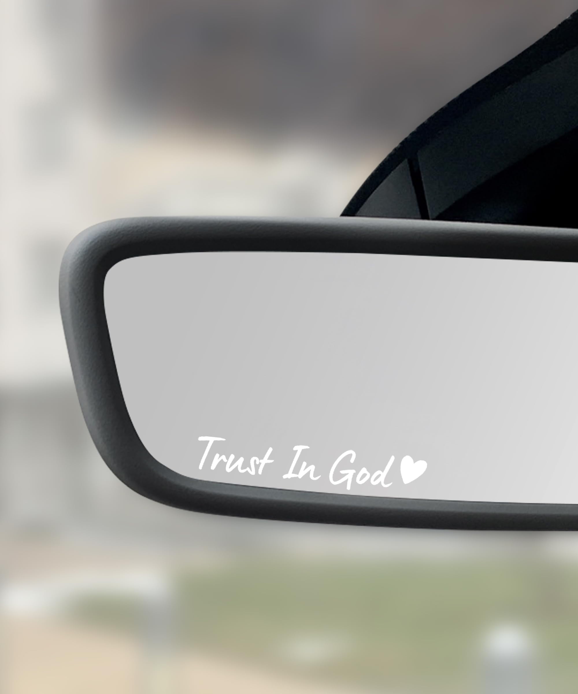 4PCS Car Stickers,Cars Decals,Car Accessories Trust in God Rearview ...