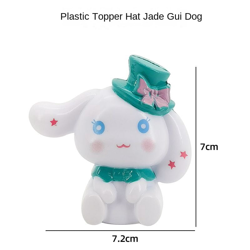 4PCS Cartoon Doll Cake Decoration Set - Cute Anime Doll Decorations for ...