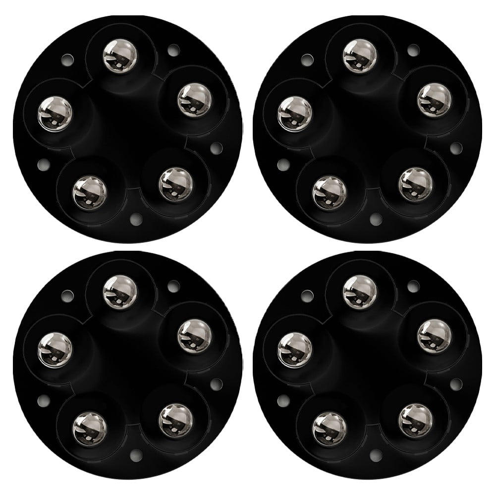 4PCS Caster Wheels Kitchen Appliances Storage Box Pulley Casters 360 ...