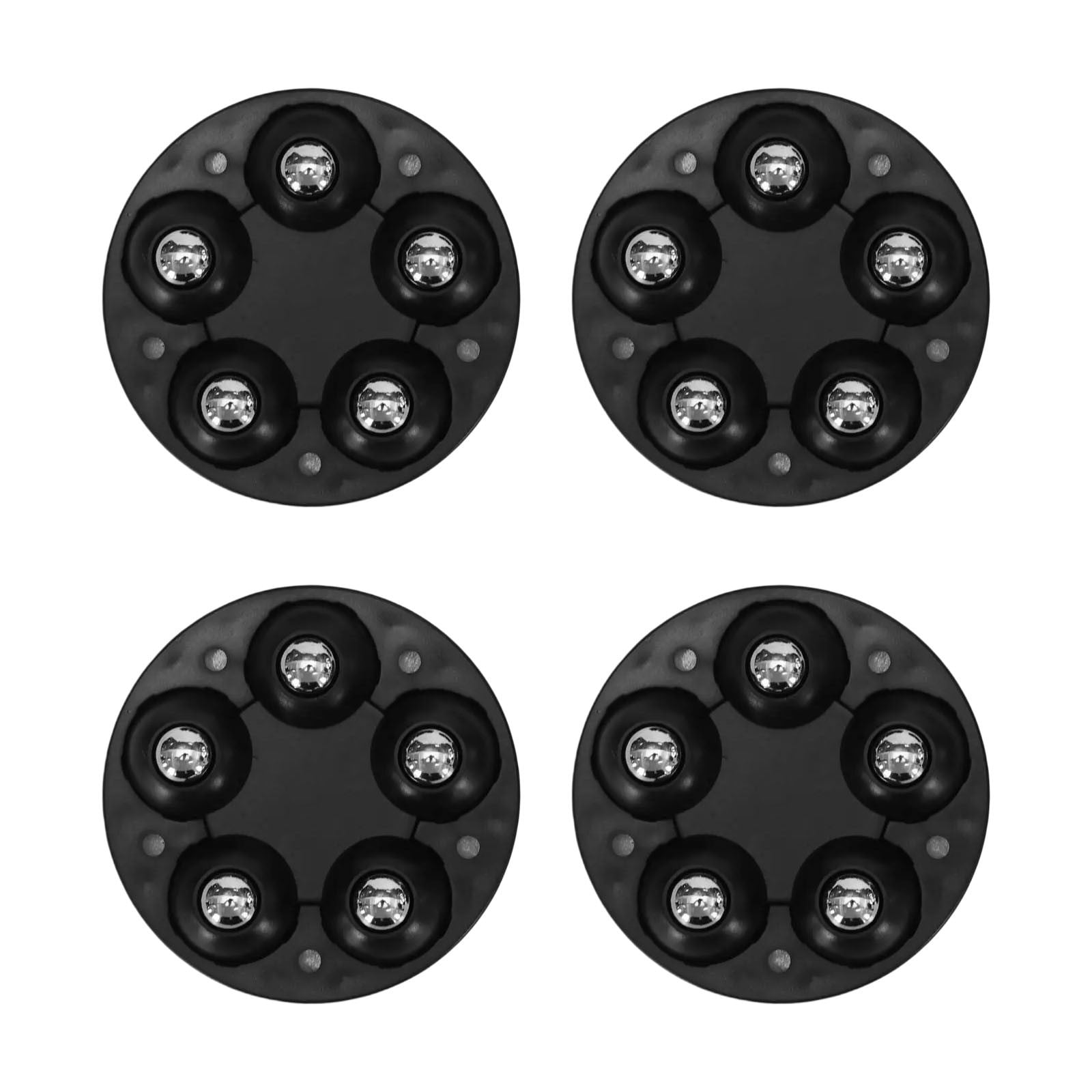 4PCS Caster Wheels Kitchen Appliances Storage Box Pulley Casters 360 ...