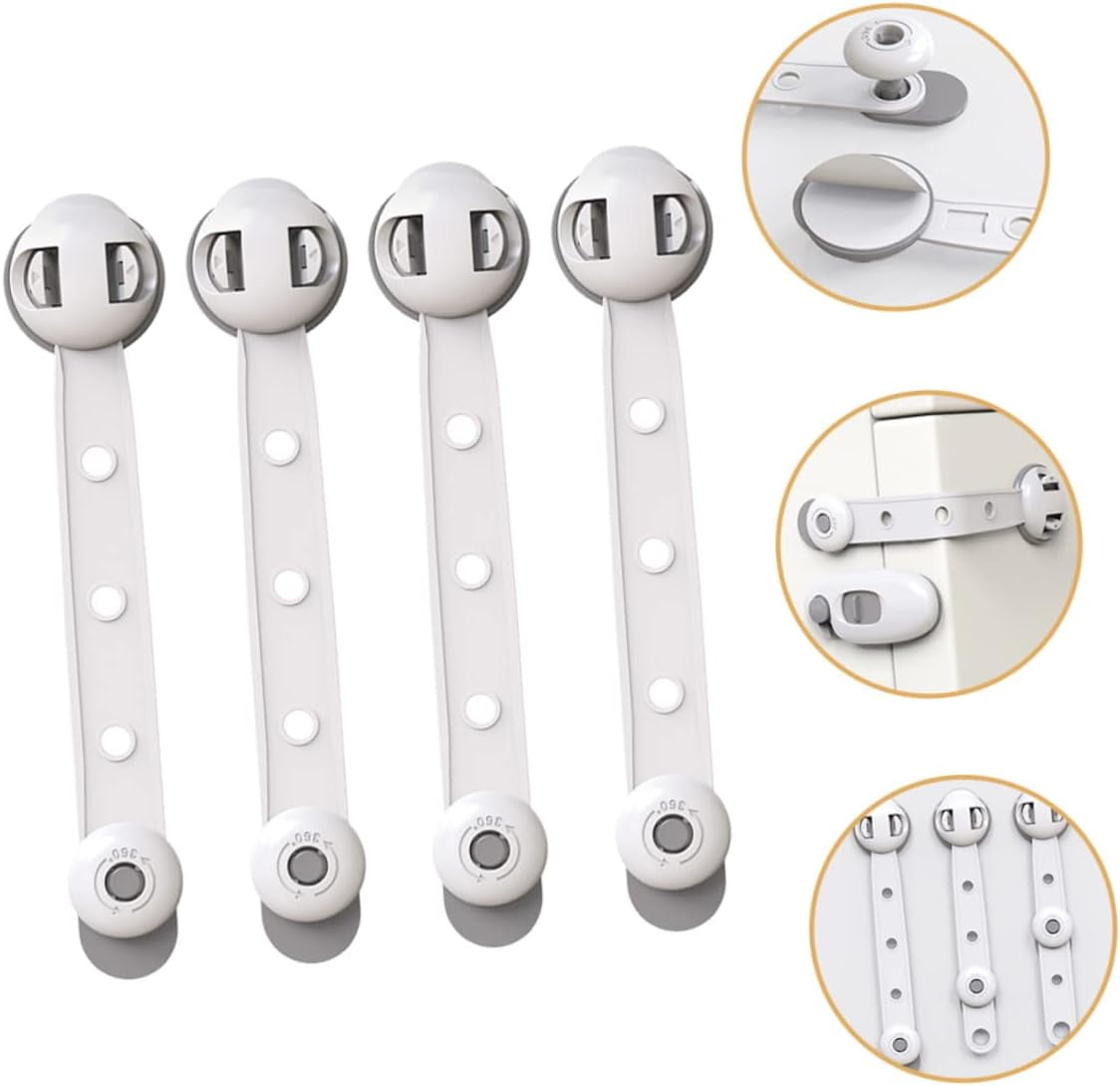 4PCS Child Safety Lock, Child Cabinet Safety Locks, Child Proof Safety ...