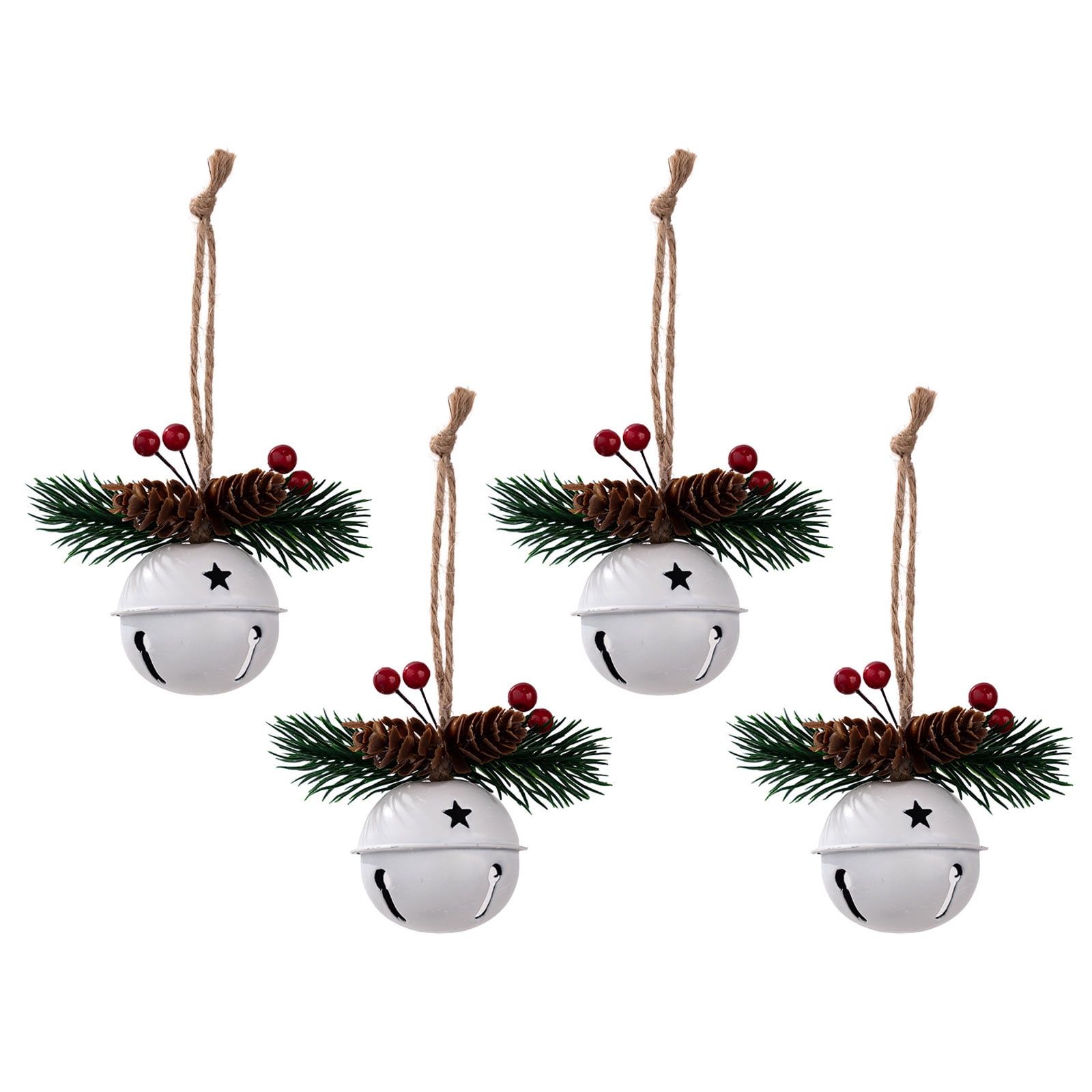 4PCS Christmas Ornament Door Decoration for Christmas Tree Indoor and ...