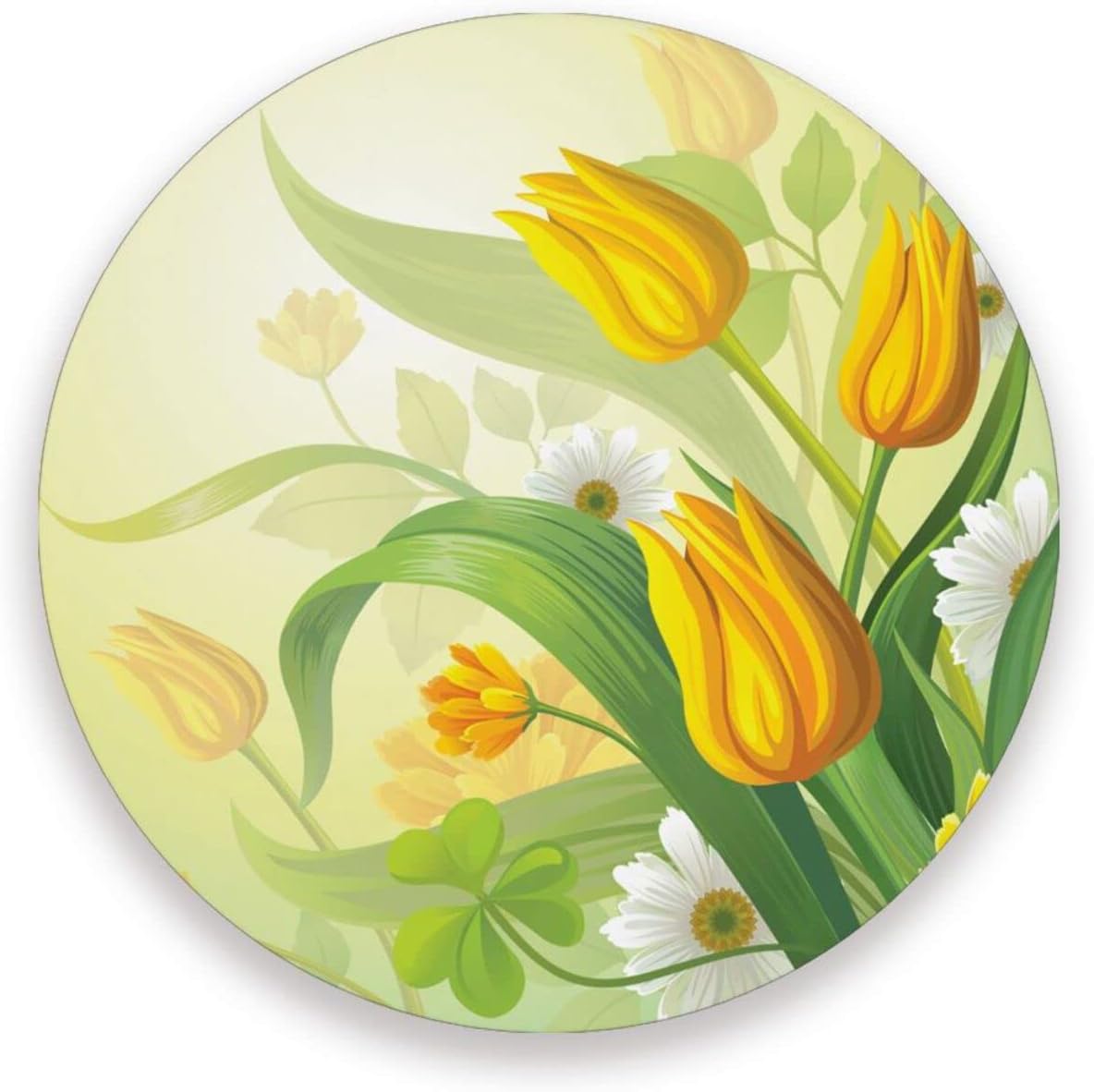 4PCS Coasters for Drinks Absorbent Ceramic Coaster with Non-Scratch ...