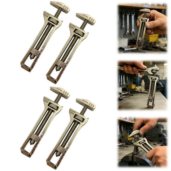 4PCS Compact Titanium Multitool, Portable Mini Multitool Wrench ...