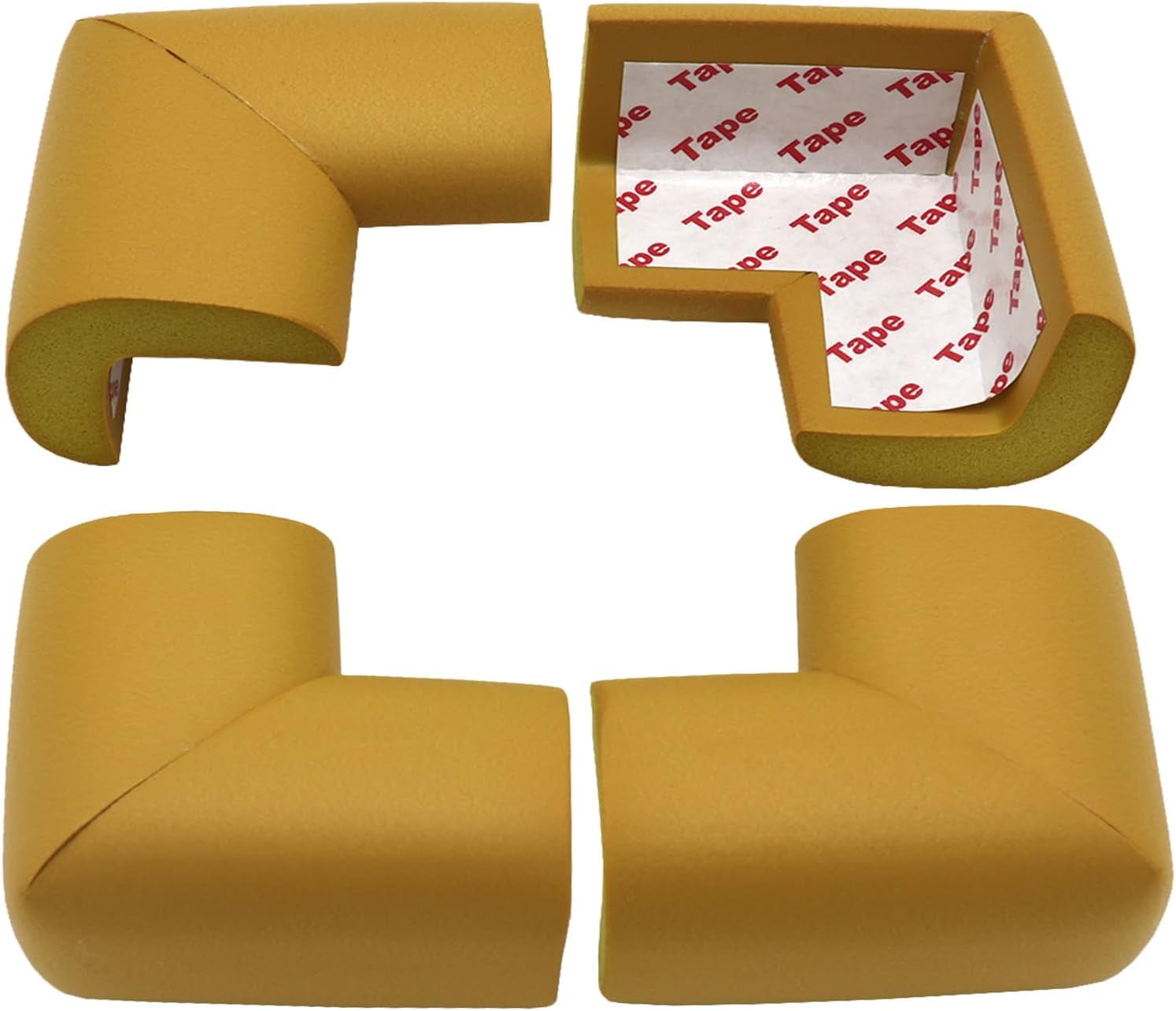 4PCS Corner Protectors, Corner Protectors for Furniture, Pre-Taped L ...