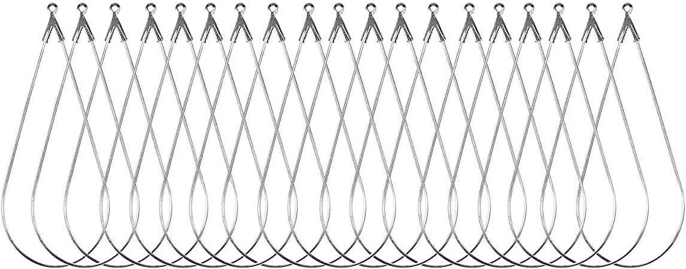 4PCS Creative DIY Water Drop Earrings Teardrop Beading Hoop Earring ...