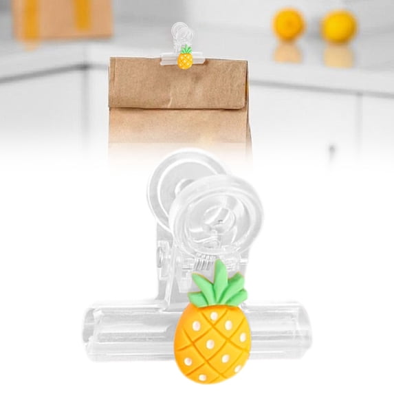 4PCS Cute Snack Bag Clips, Sealing Kitchen Chip Clips for Household ...