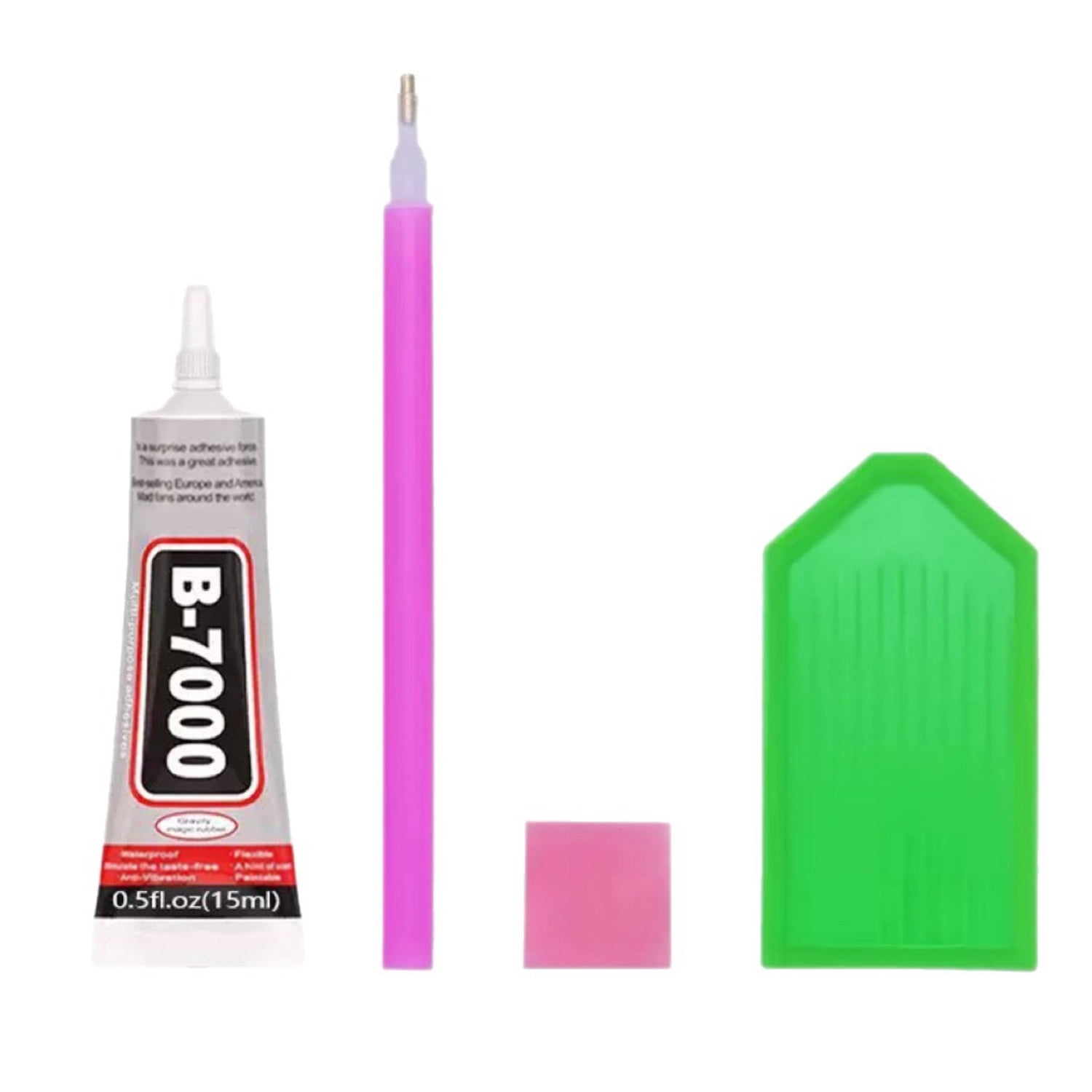 4PCS DIY Diamond Painting Fan Tool Kit with B7000 Glue, Diamond ...