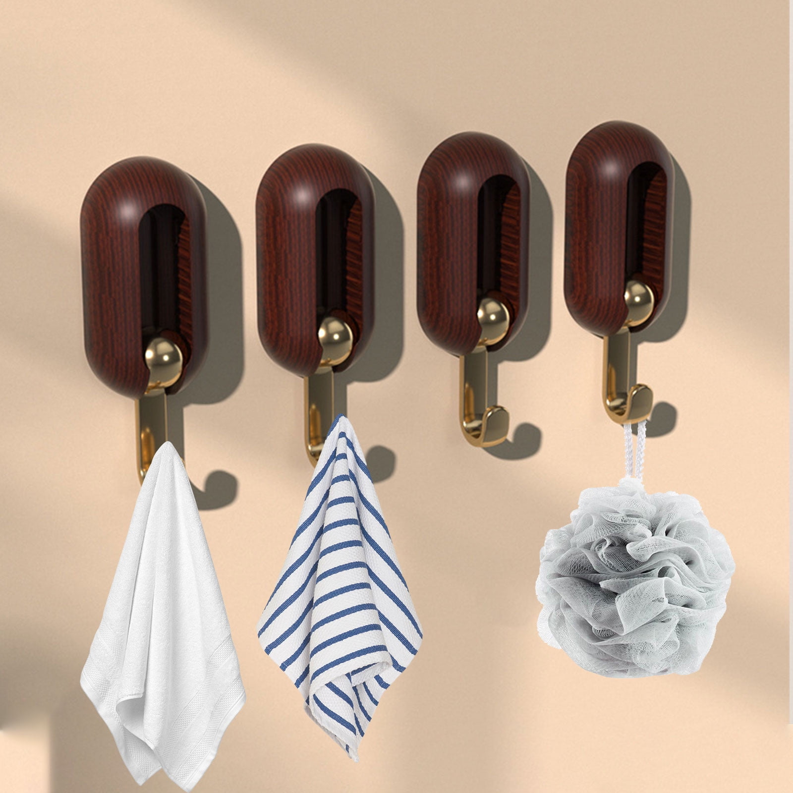 4PCS Decorative Wall Hooks for Hanging Wall Hooks Hooks for Towels ...