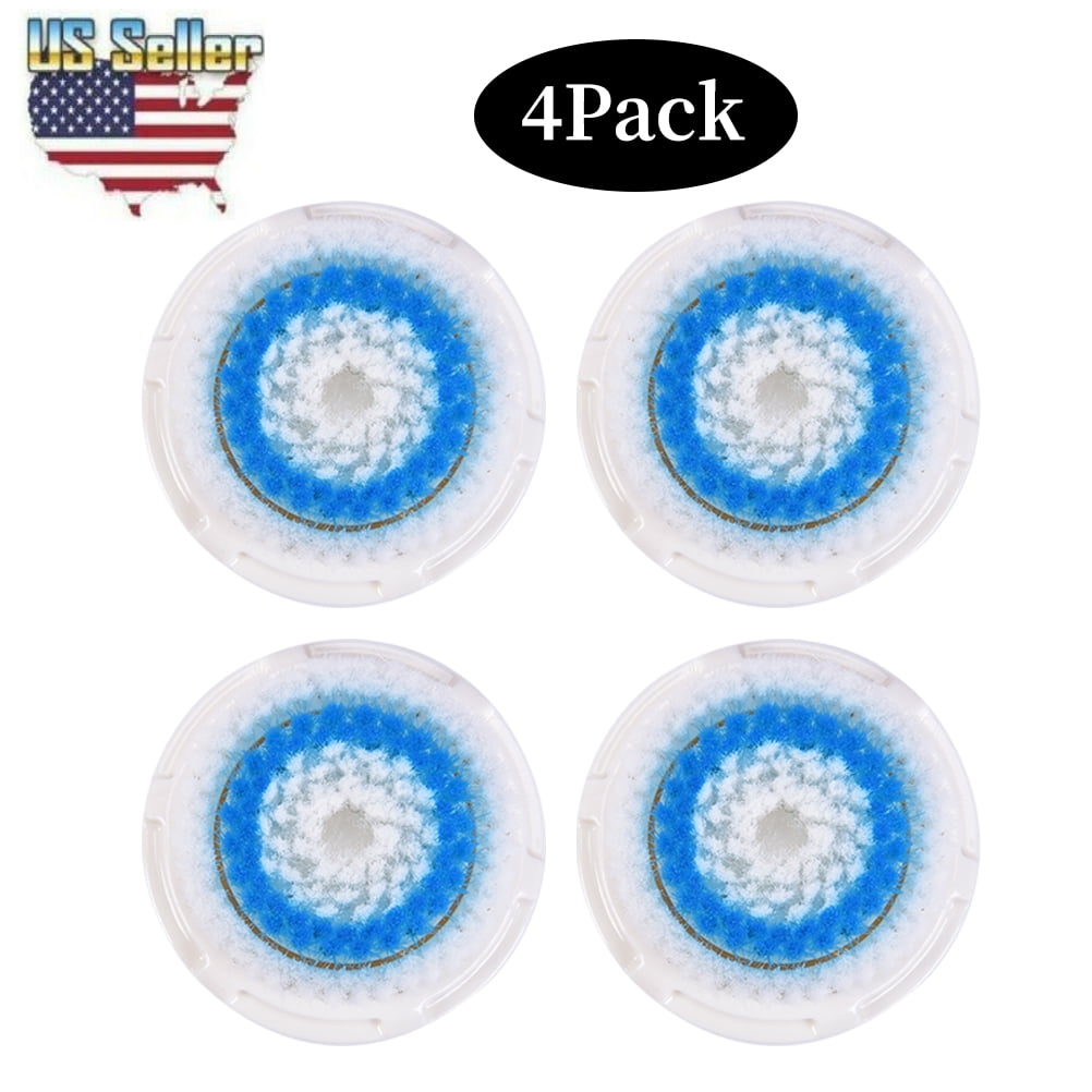 4PCS Deep Pore Cleansing Brush Heads Face Wash For Clarisonic Mia-2 ...