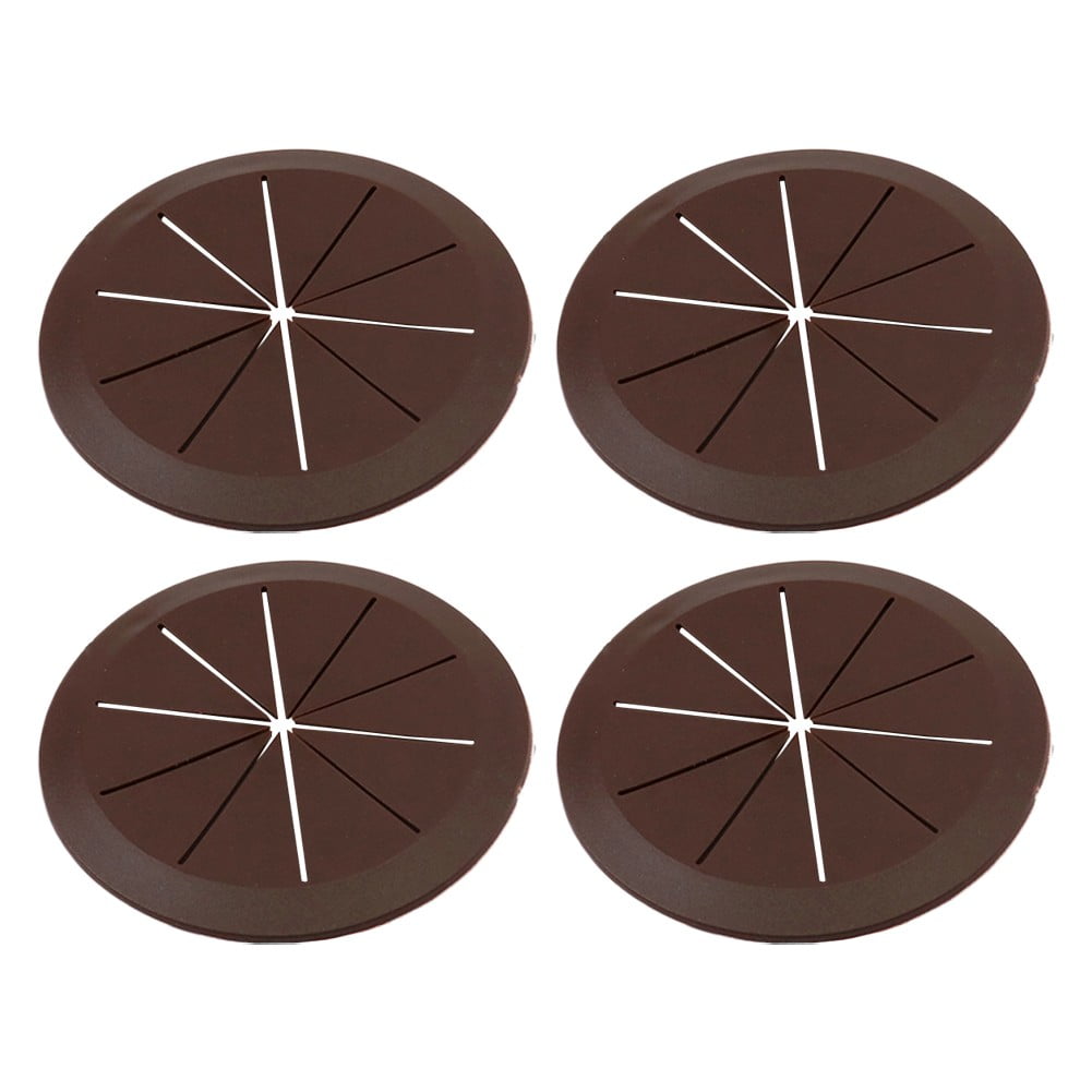 4PCS Desk Cable Hole Covers Computer Desk Line Hole Covers Desk Wire ...