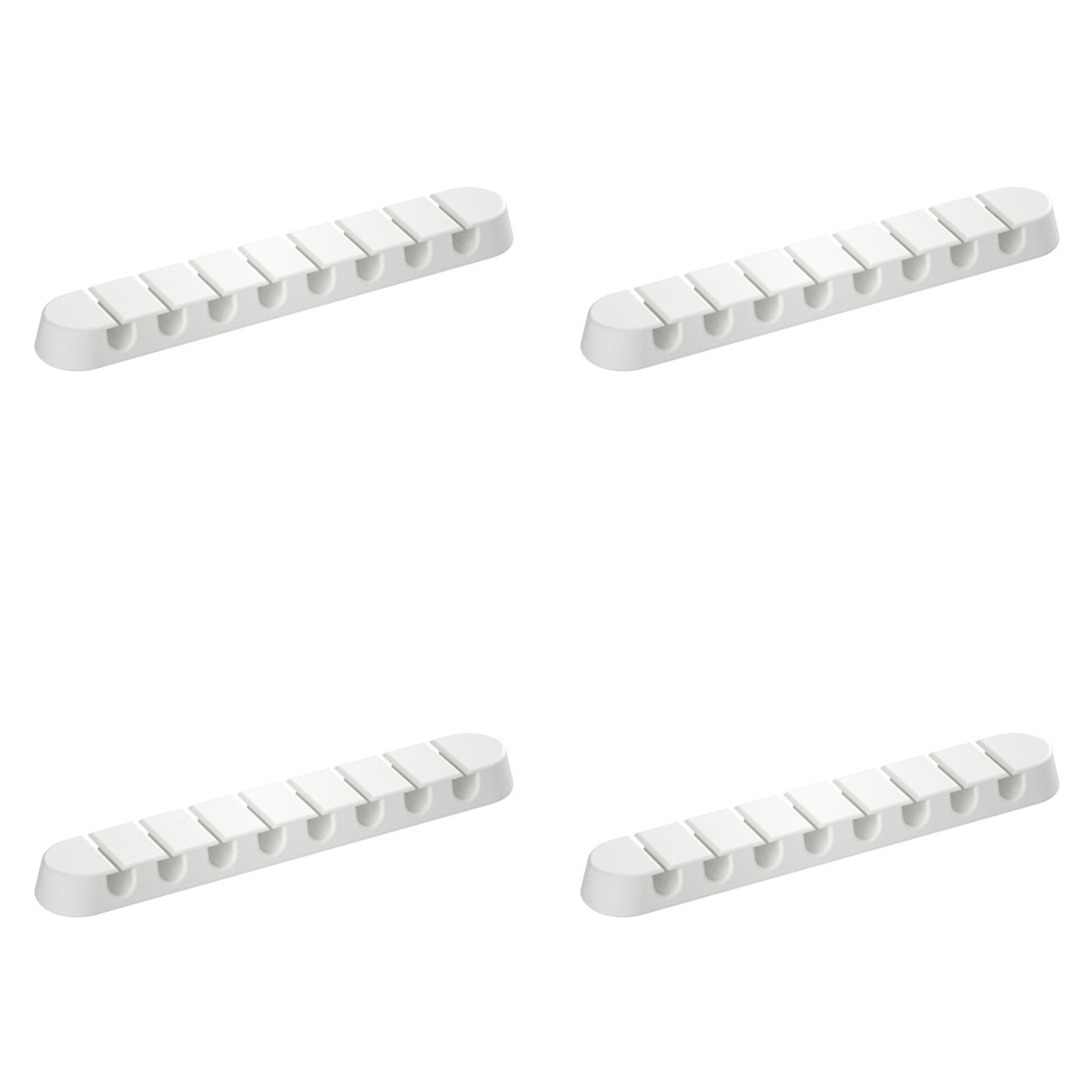 4PCS Desk Cord Storage Base Cable Management Clip Plastic Texture ...