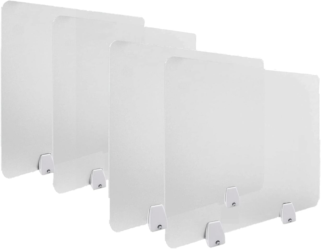 4PCS Desk Dividers Office Partitions, Privacy Desk Panel Protective ...