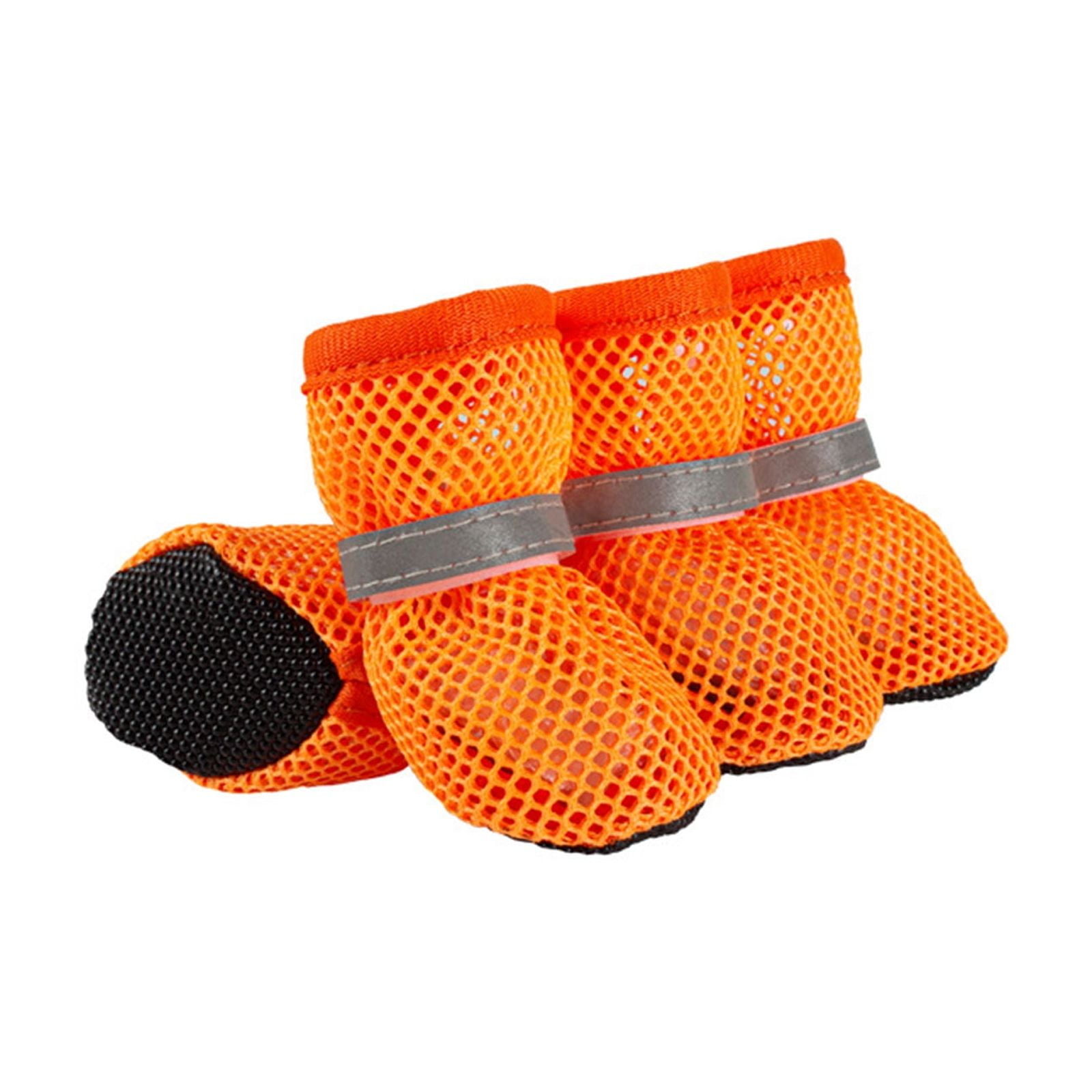 4PCS Dog Shoes Outdoor Dog Foot Protectors AntiSlip Pet Hot Weather ...