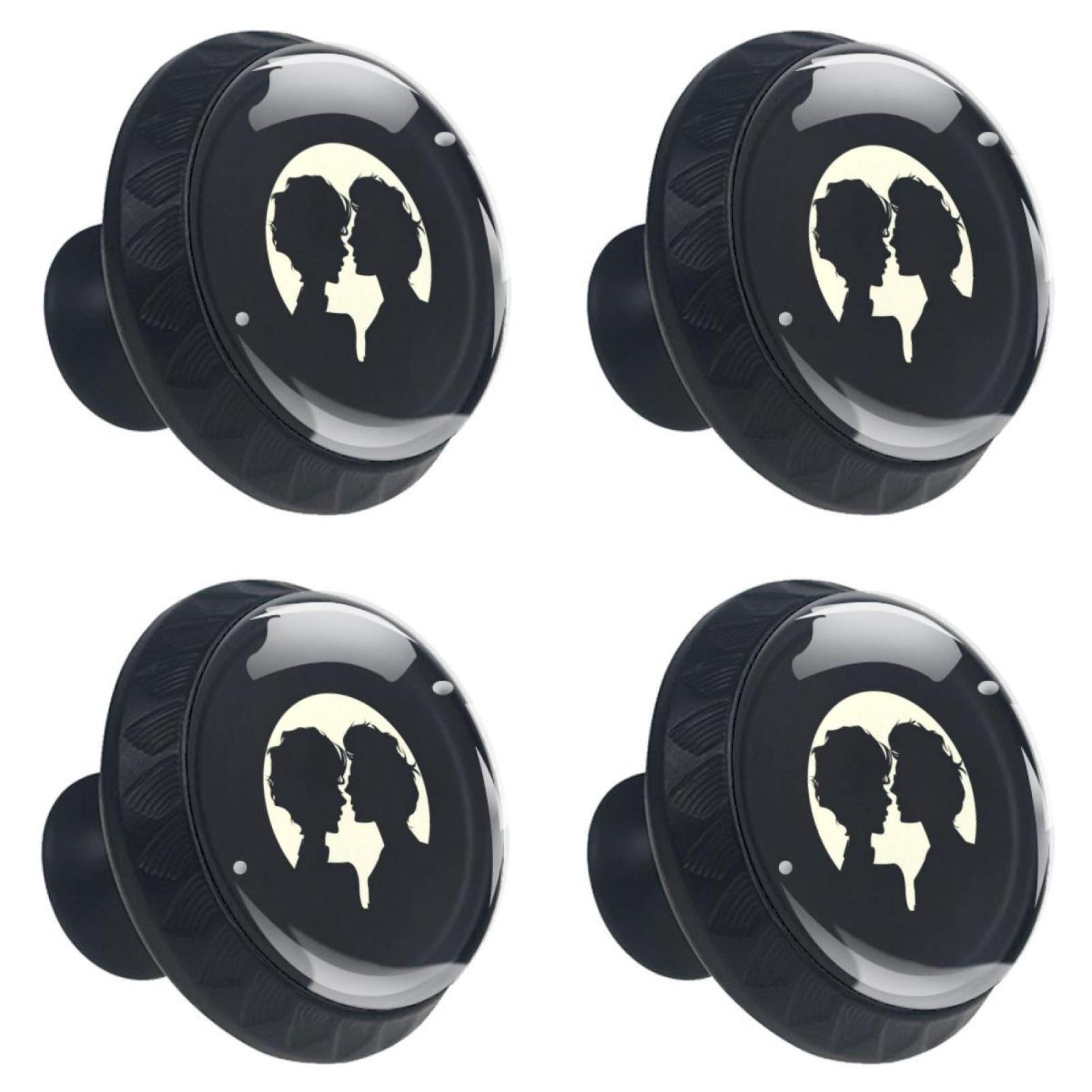 4PCS Drawer Knobs Pull Handle Couple in Love - Walmart.com