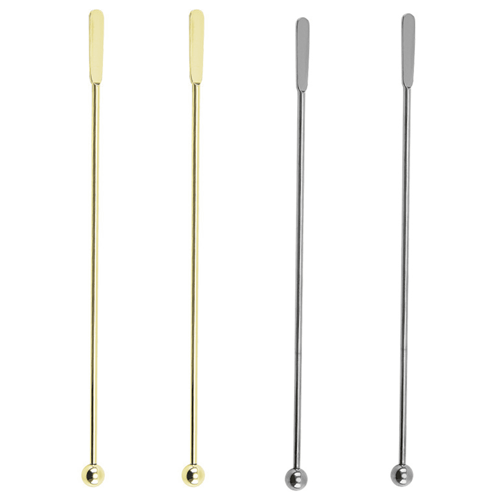 4PCS Drink Stirrers Set 4pcs 304 stainless steel bar tool bar mixing ...