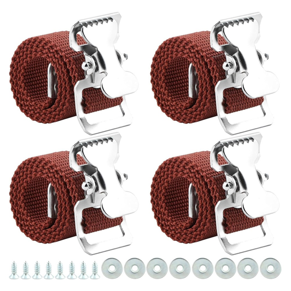 4PCS Drywall Stilts Straps, Leg Band Straps Foot Kit Nylon Fixation ...