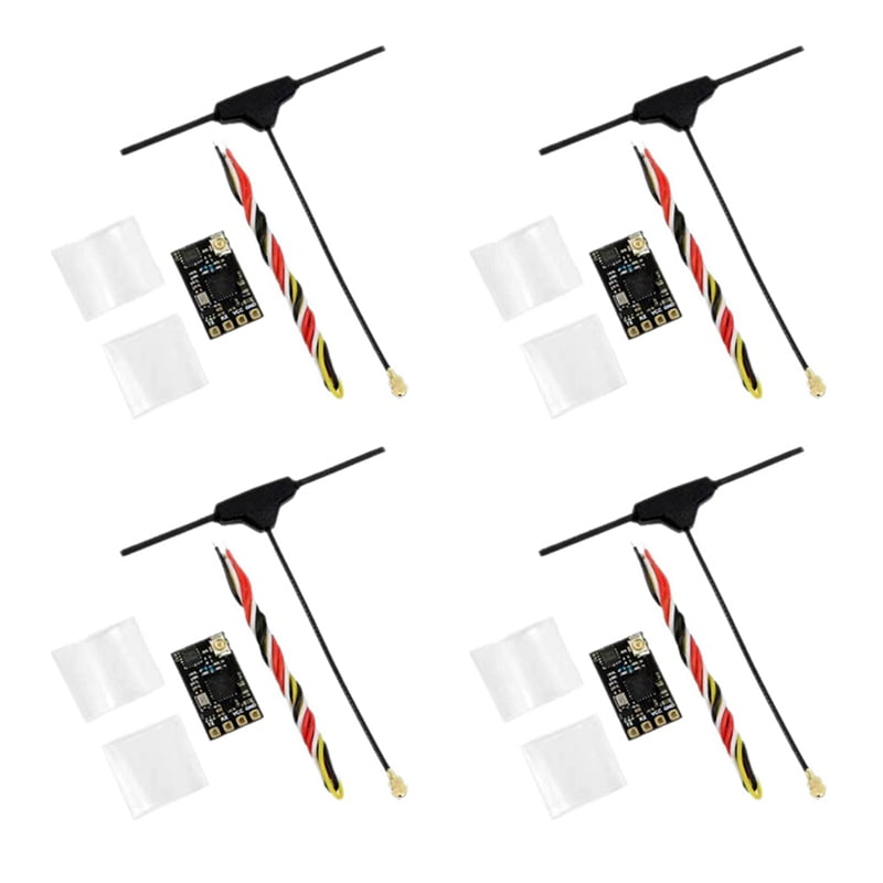 4PCS ELRS 2.4GHz Receiver NANO ExpressLRS Receiver with T-Type Antenna ...