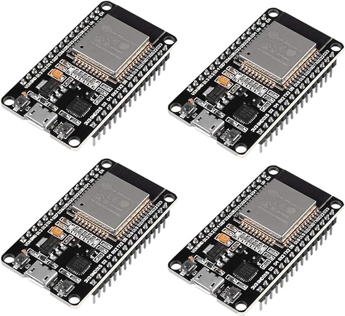 4PCS ESP32 Development Board ESP-32S NodeMCU Board ESP-WROOM-32 WiFi Microcontroller 2.4GHz 2 in ...