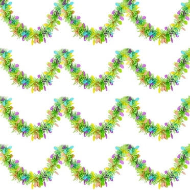 Cheers US Easter Tinsel Garland, Colorful Fringe and Metallic ...