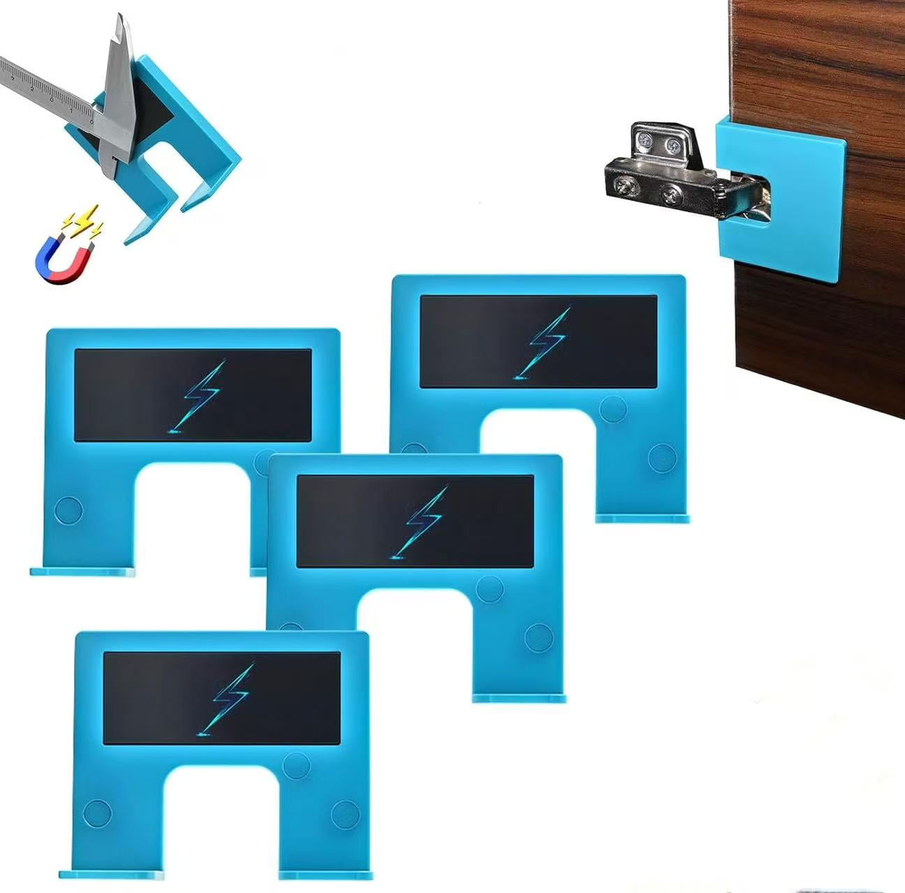 4PCS The Easy Hinge Mate - Your Quick Fix for Door Installation ...