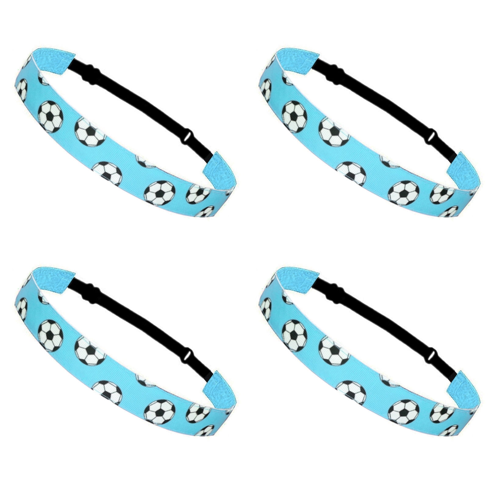 4PCS Elastic Headbands Adjustable Headbands Light Weight Breathable For ...