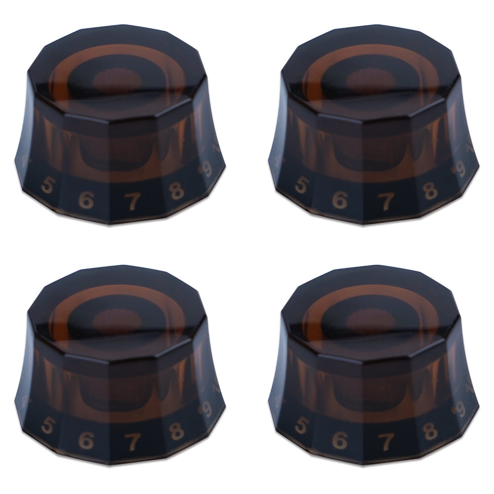4PCS Electric Guitar Knobs Volume Tone Control Speed Control Top Hat ...