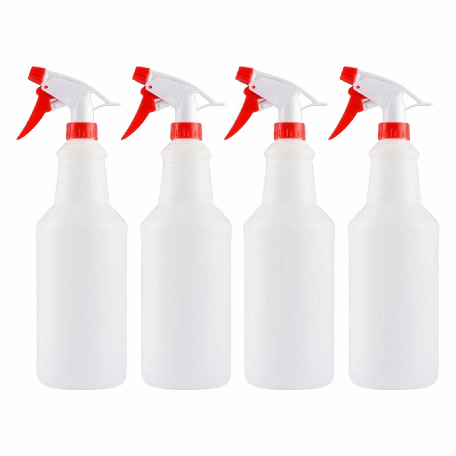 4PCS Empty Plastic Spray Bottle 16 Oz Spray Bottles For Cleaning Solutions Leak Proof With Mist ...