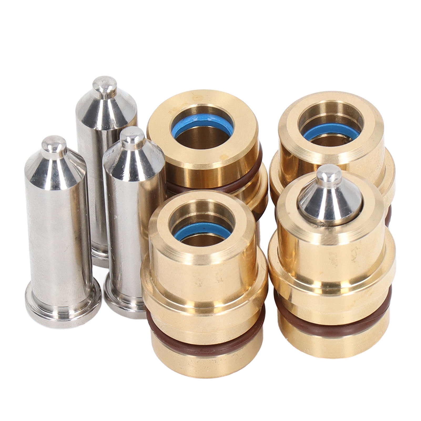 4PCS Excavator Joystick Control Valve Rubber Sealing Brass Alloy Steel ...