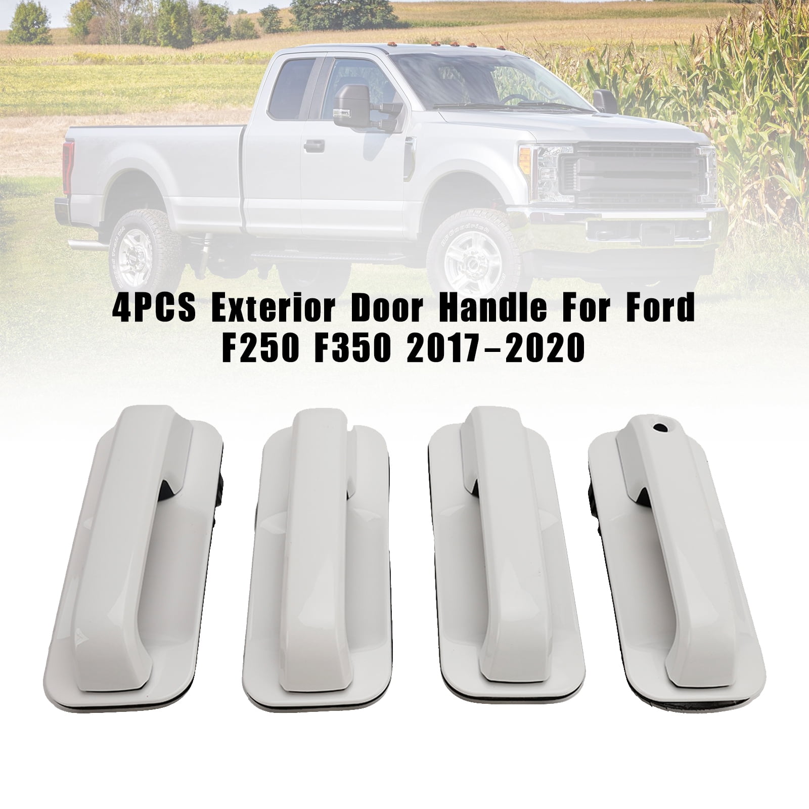 4PCS Exterior Door Handle For Ford F250 F350 2017-2020 - Walmart.com