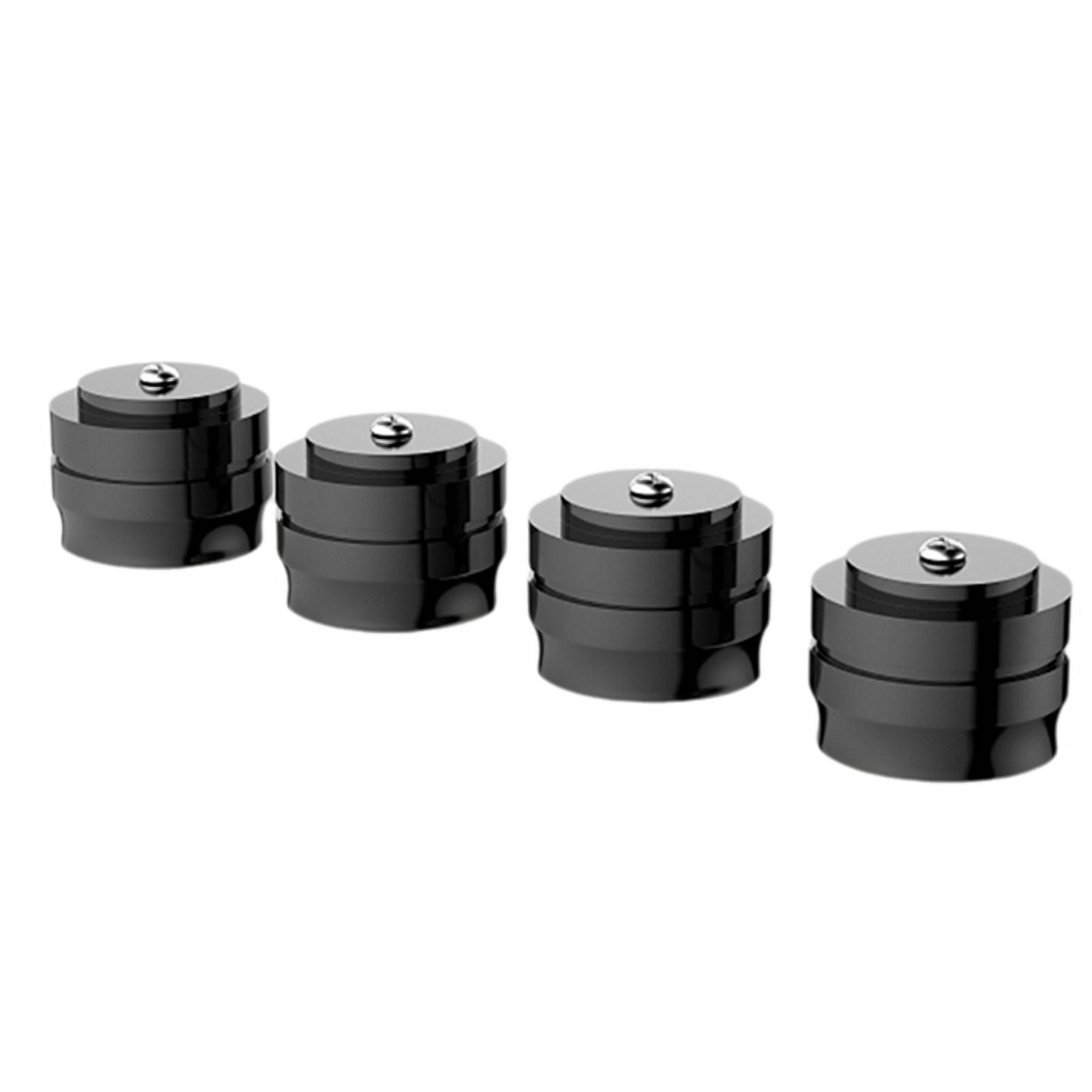 4PCS FT3322 Aluminium Feet Solid Audio Device Feet Absorber Shock ...
