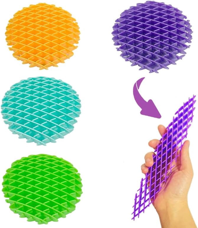 4PCS Fidget Worm Toy,Fidget Toys,Sensory Stress Toys,Funny Pocket ...