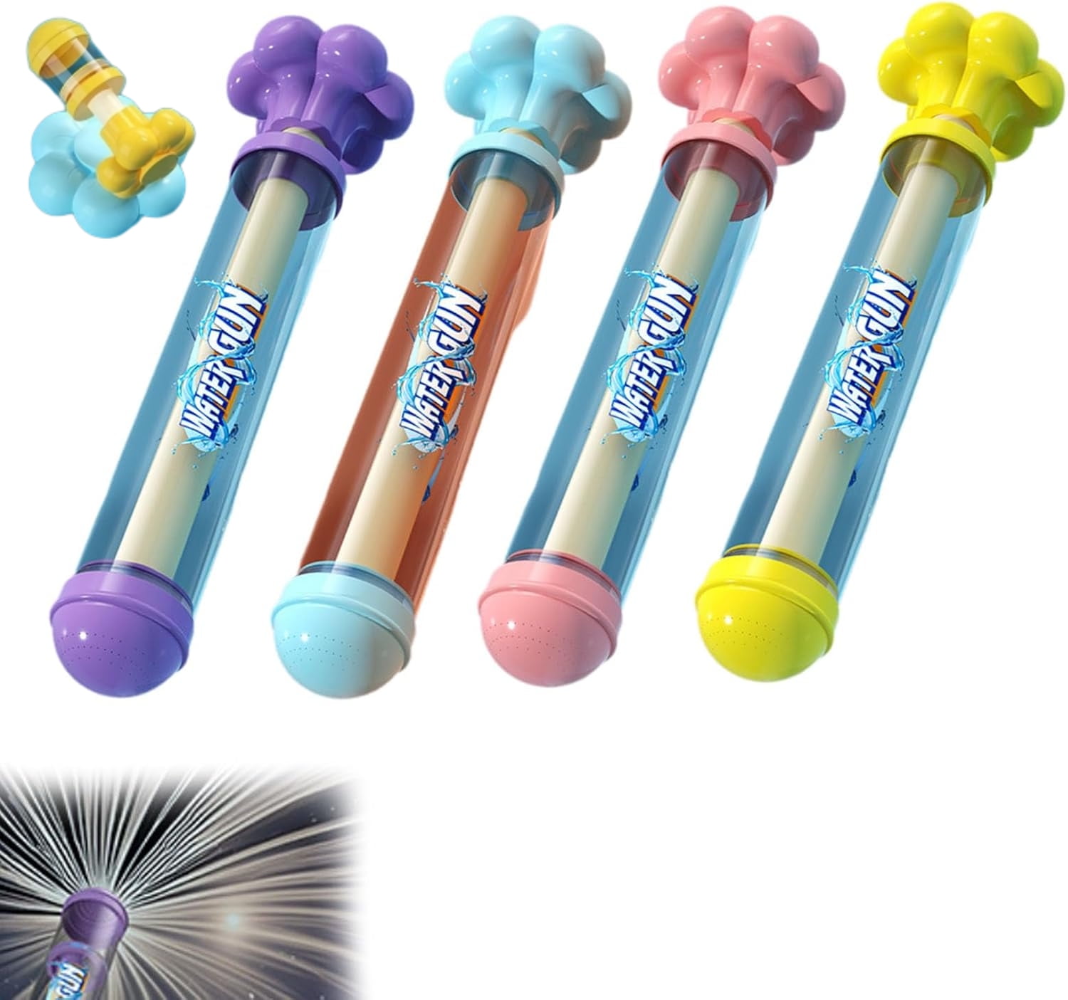 4PCS Firework Water Gun, Romantic Firework Water Spray Gun, Fireworks ...