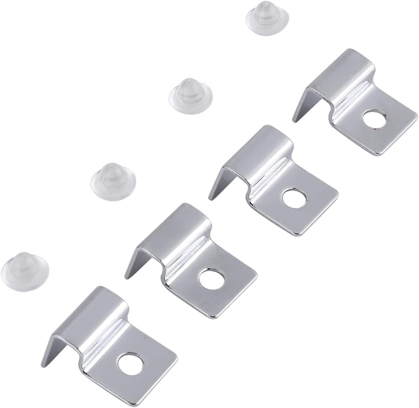 4PCS Fish Tanks Glass Cover Clip Universal Stainless Steel Aquarium ...