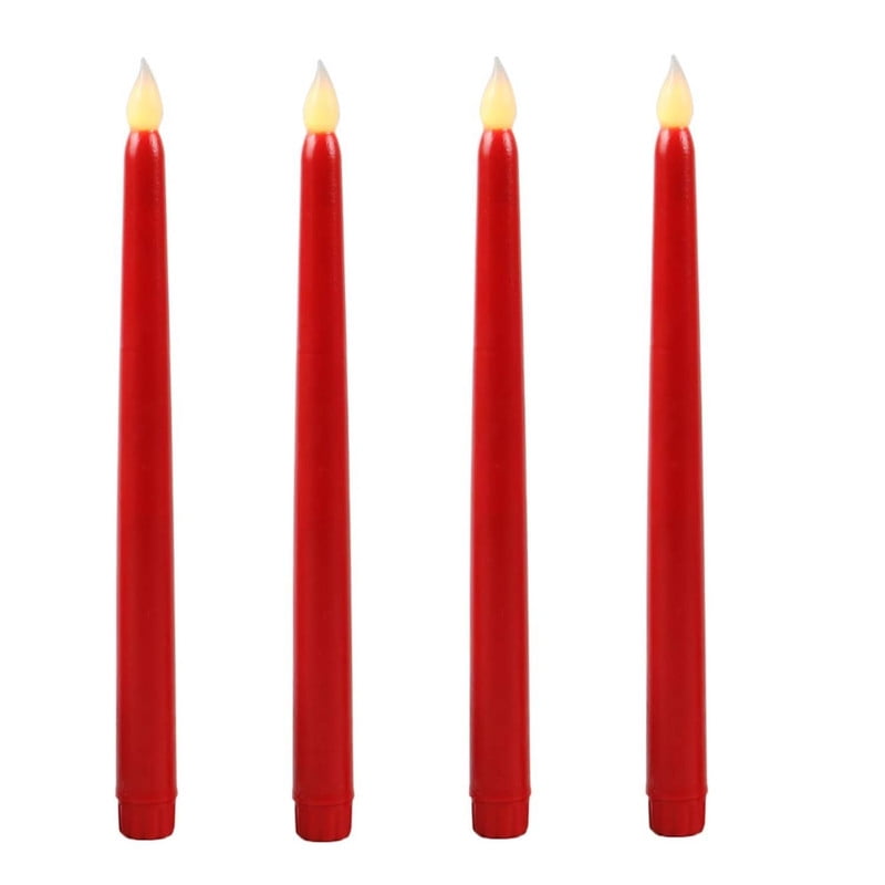 4PCS Flameless Candles, Flameless LED Table Candles with Smooth Wax ...