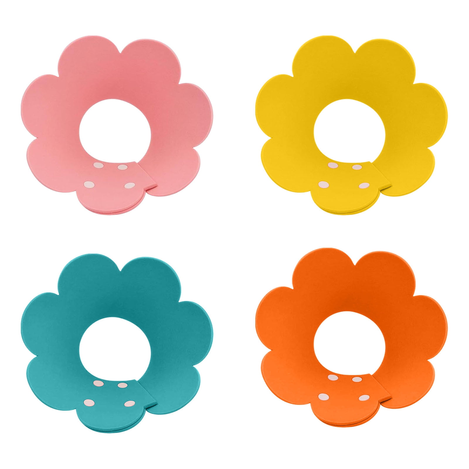 4PCS Flower Shape Cat Recovery Collars, Adjustable Soft Lightweight ...